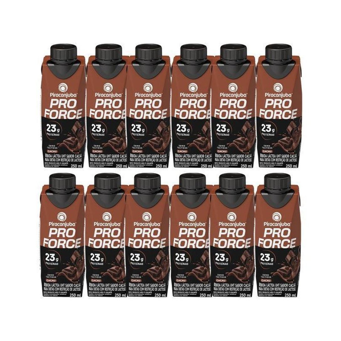 Kit 12 Bebida Láctea Piracanjuba ProForce - undefined | Netshoes