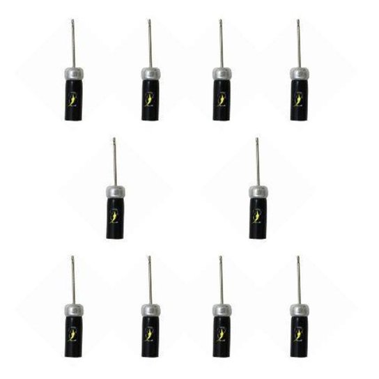 KIT 24 Bico para Bomba de Ar Encher Inflar Bolas Futebol JFIT - Preto ...