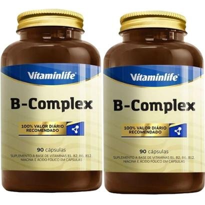 Kit 2X B Complex Vitaminas Complexo B - 90 Cápsulas - VitaminLife ...