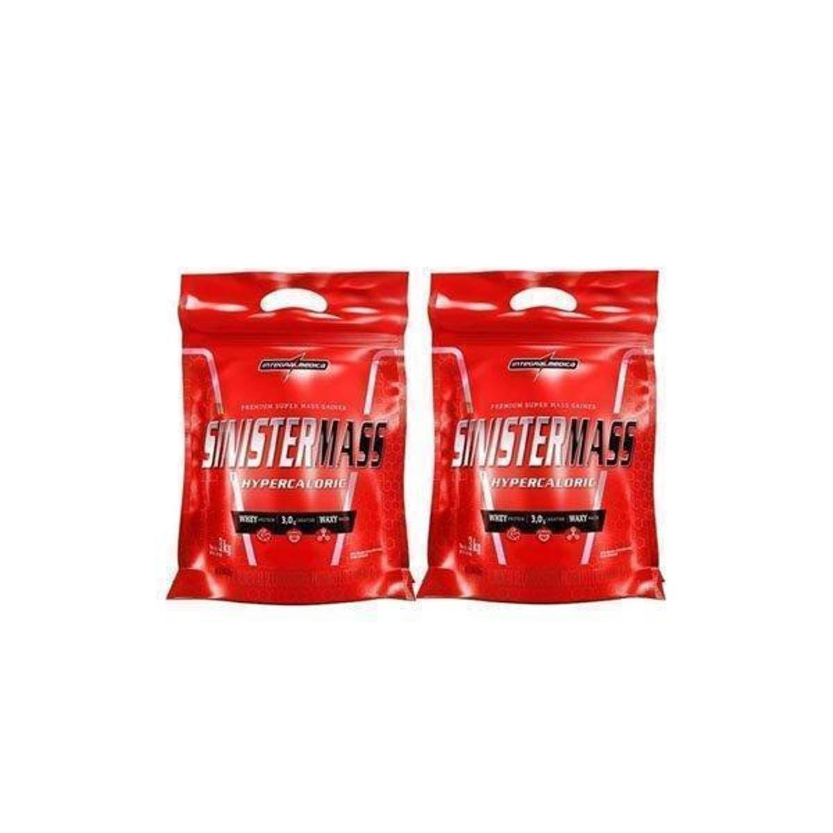 KIT 2x Hipercalórico Sinister Mass 3Kg Integralmédica - undefined | Netshoes