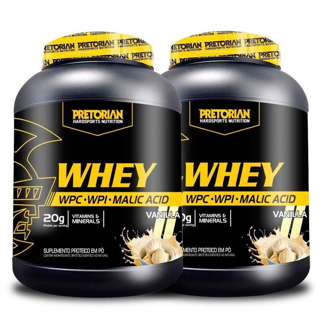 Kit 2x Whey Protein Isolado + WPC 900g - Pretorian - Baunilha | Netshoes