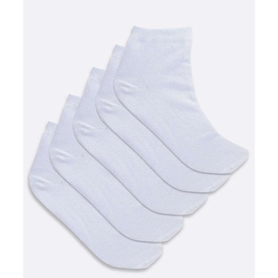 Kit 5 Meias Infantil Soquete MR-29670 | Netshoes