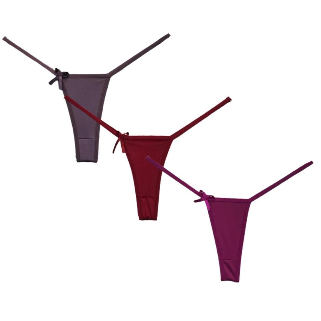 Kit 5 und Calcinha Tanga Fio Dental String Tanguinha Lingerie Feminina ...