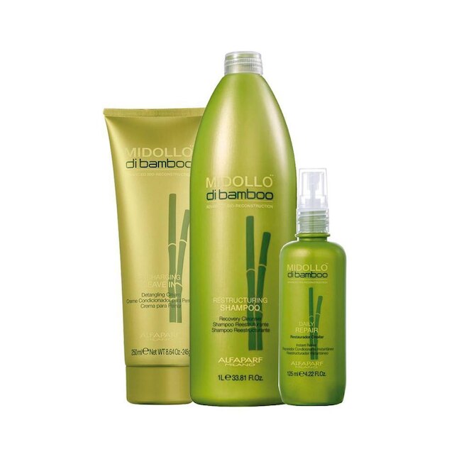 Kit Alfaparf Milano Professional Midollo Di Bamboo - Shampoo e Leave-in ...
