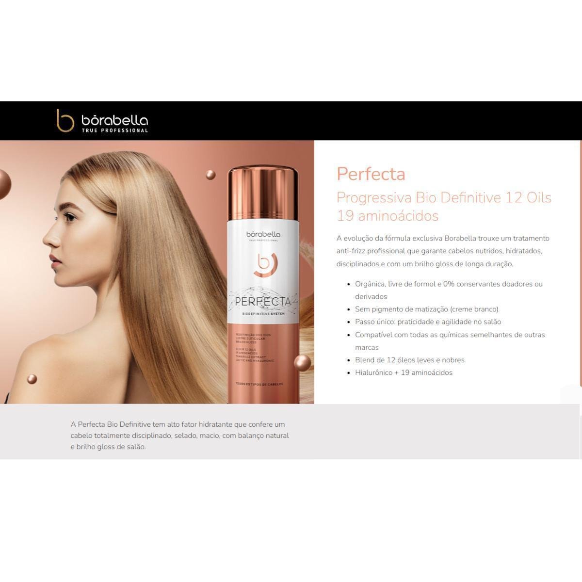 Kit Borabella Perfecta Bio Definitive Profissional 250ml - Branco ...