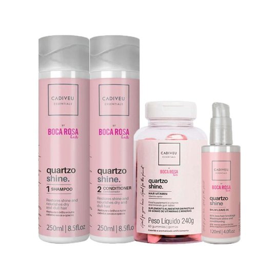Kit Cadiveu Essentials Quartzo Shine by Boca Rosa - Shampoo e ...