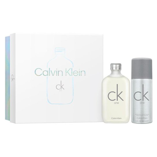 Kit Calvin Klein Ck One EDP Perfume Unissex 100ml e Desodorante 150ml - Incolor | Netshoes