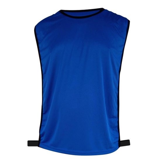 Kit Com 10 Coletes Futebol Treino Atividades Esportivas Liso - Azul ...