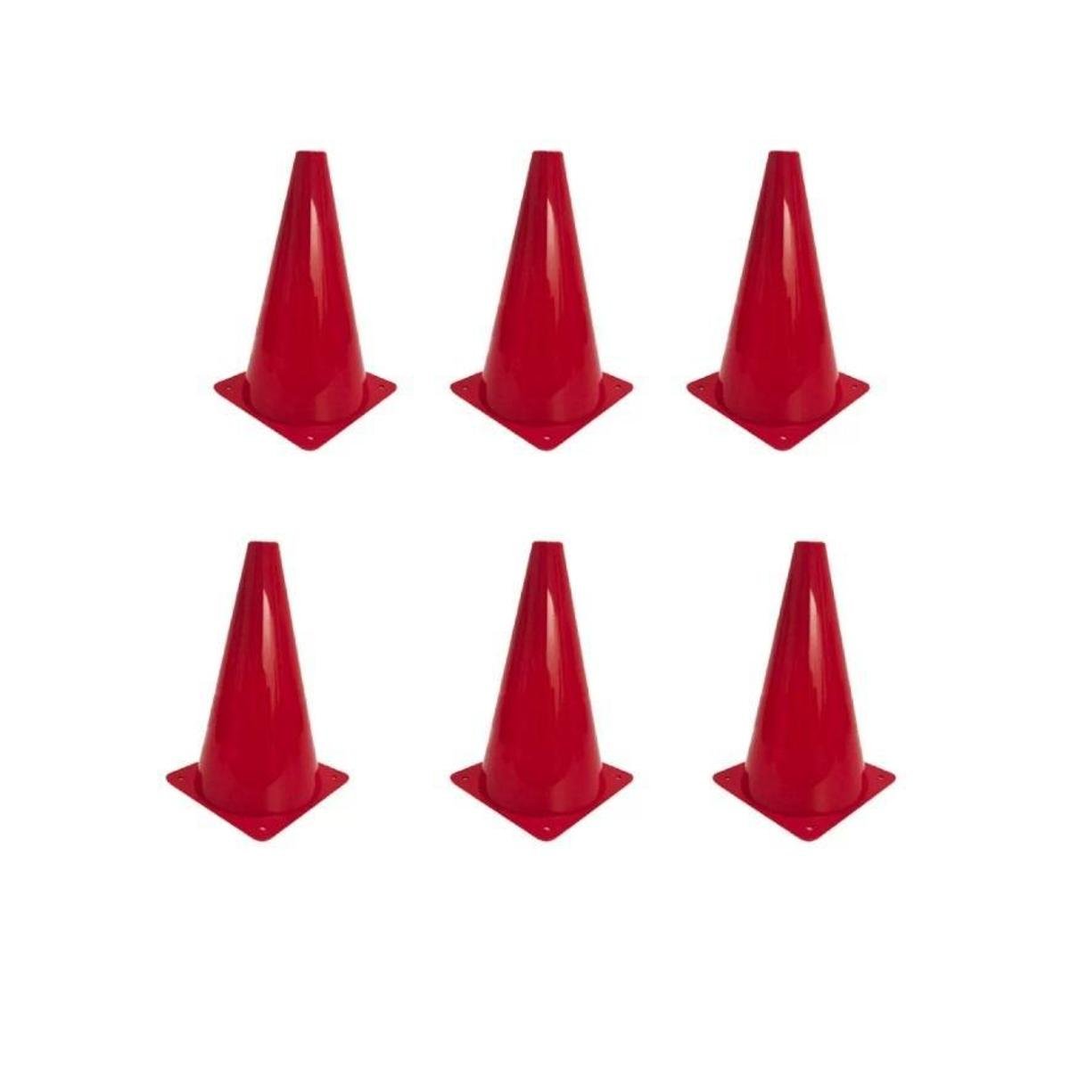 Kit Cone de Treinamento 8 Unidades Plastcor Plásti - Vermelho | Netshoes