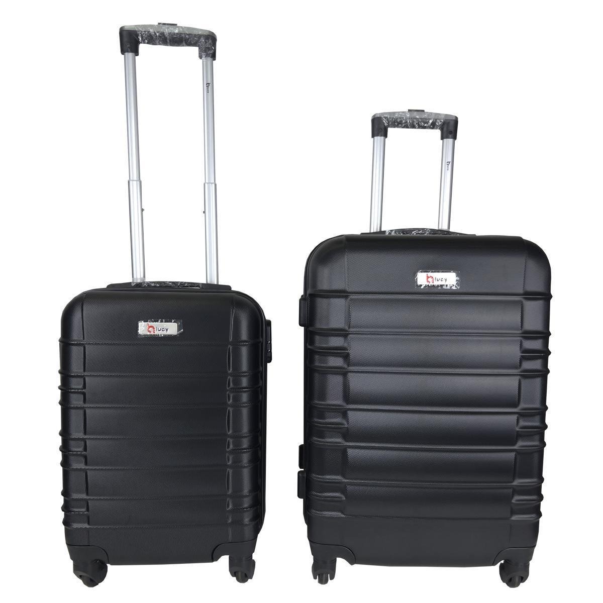 KIT CONJUNTO 2 MALAS DE VIAGEM RODINHAS 360 E MEDIDAS ANAC HORIZONTAL ...