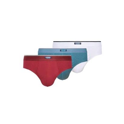 Kit Cueca Torp Slip Basica Algodao - 3 Unidades - Ref 7008 - Preto ...