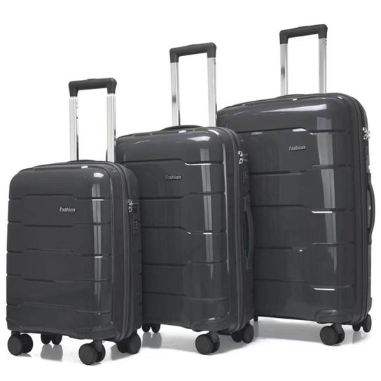 Kit de Mala de Viagem Bordo, Média e Grande com Zíper Duplo - Linha Las ...