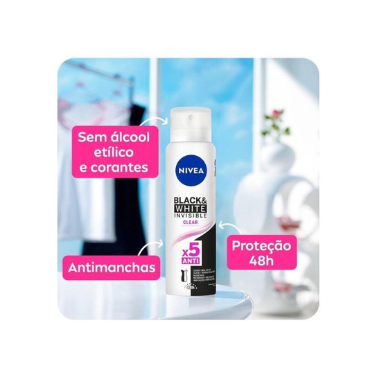 Kit Desodorante Antitranspirante Aerossol Nivea Feminino 3 Unidades ...