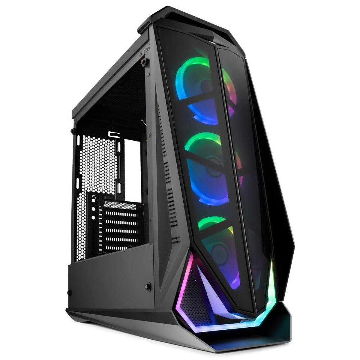 Kit Gabinete Pichau Seraph E RGB + Fonte AZZA 650W - Preto | Netshoes