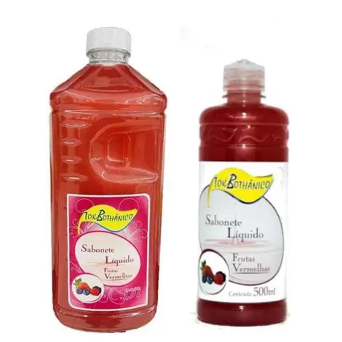 Kit Galao 1,9L e Refil 500ml Sabonete Liquido Tok Bothanico Frutas Vermelhas - Incolor | Netshoes