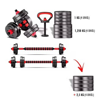 Pesos De Academia em promoção na Netshoes!