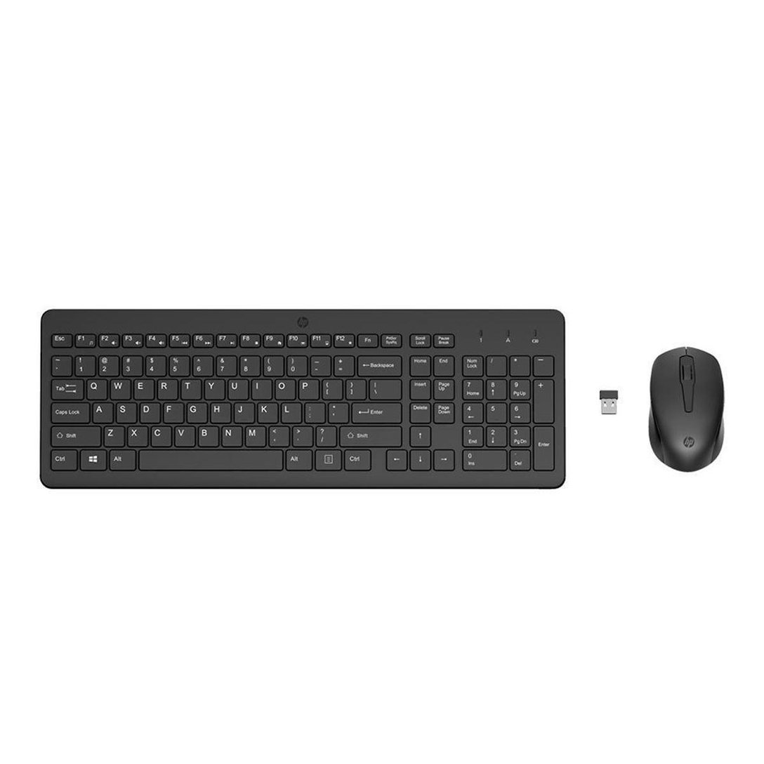 Kit Mouse e Teclado Sem Fio HP 330, Wireless, ABNT2, Com Teclado ...