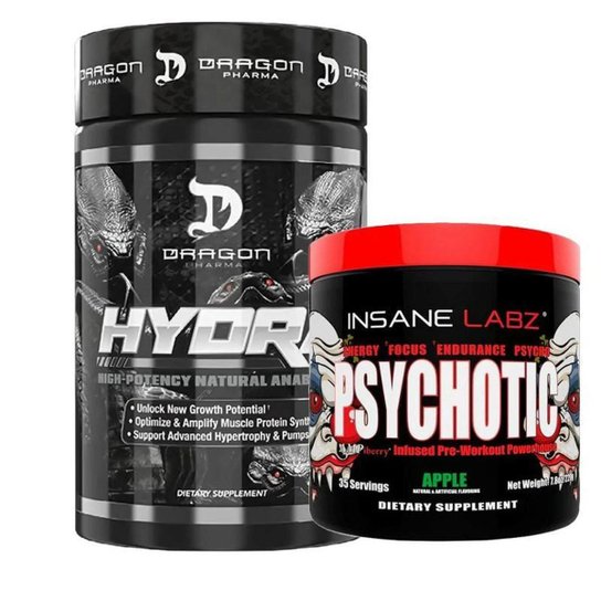 kit pró hormonal pró hormonal hydra dragon pharma + pré treino ...