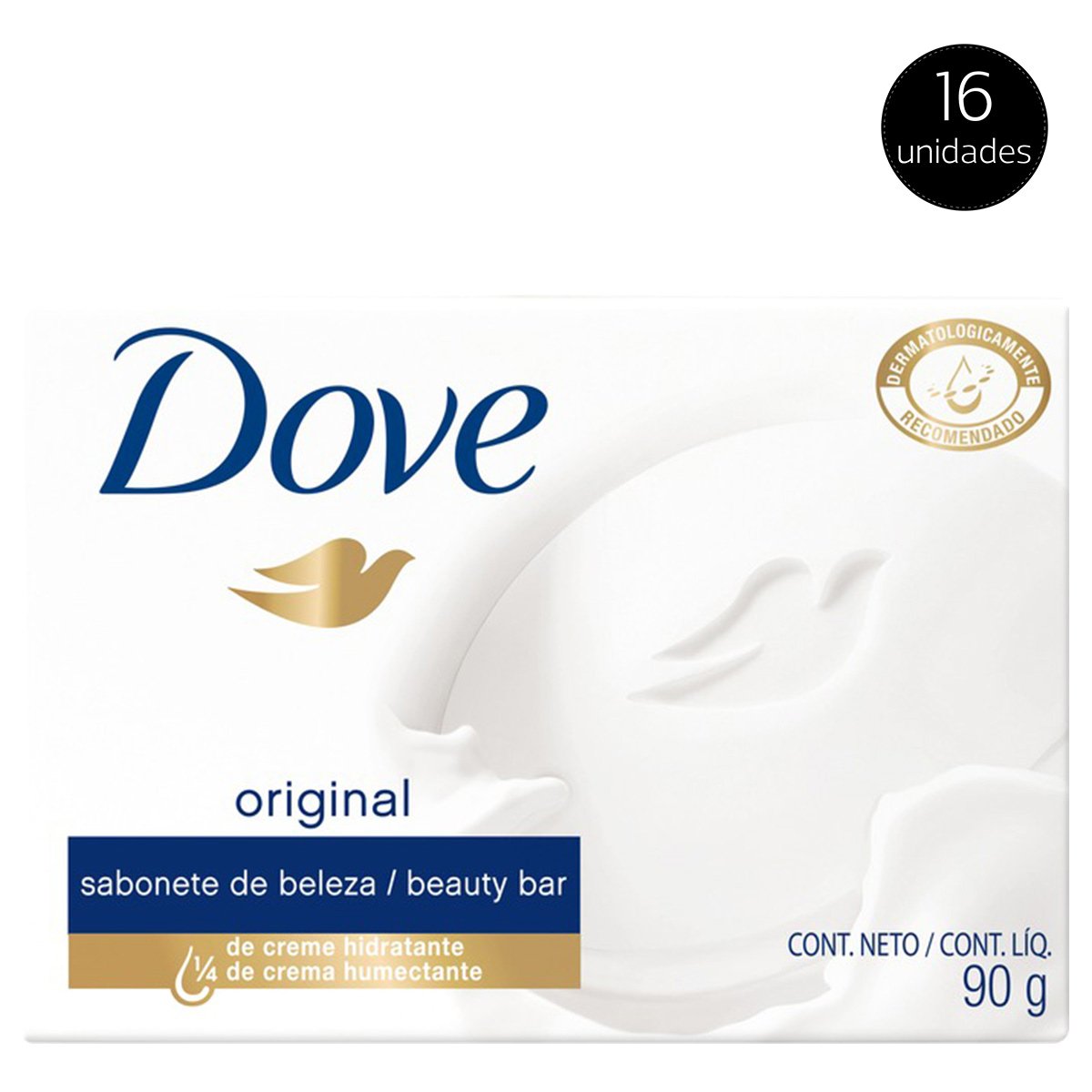 Kit Sabonete Dove Original 90g 16 Unidades - Incolor | Netshoes
