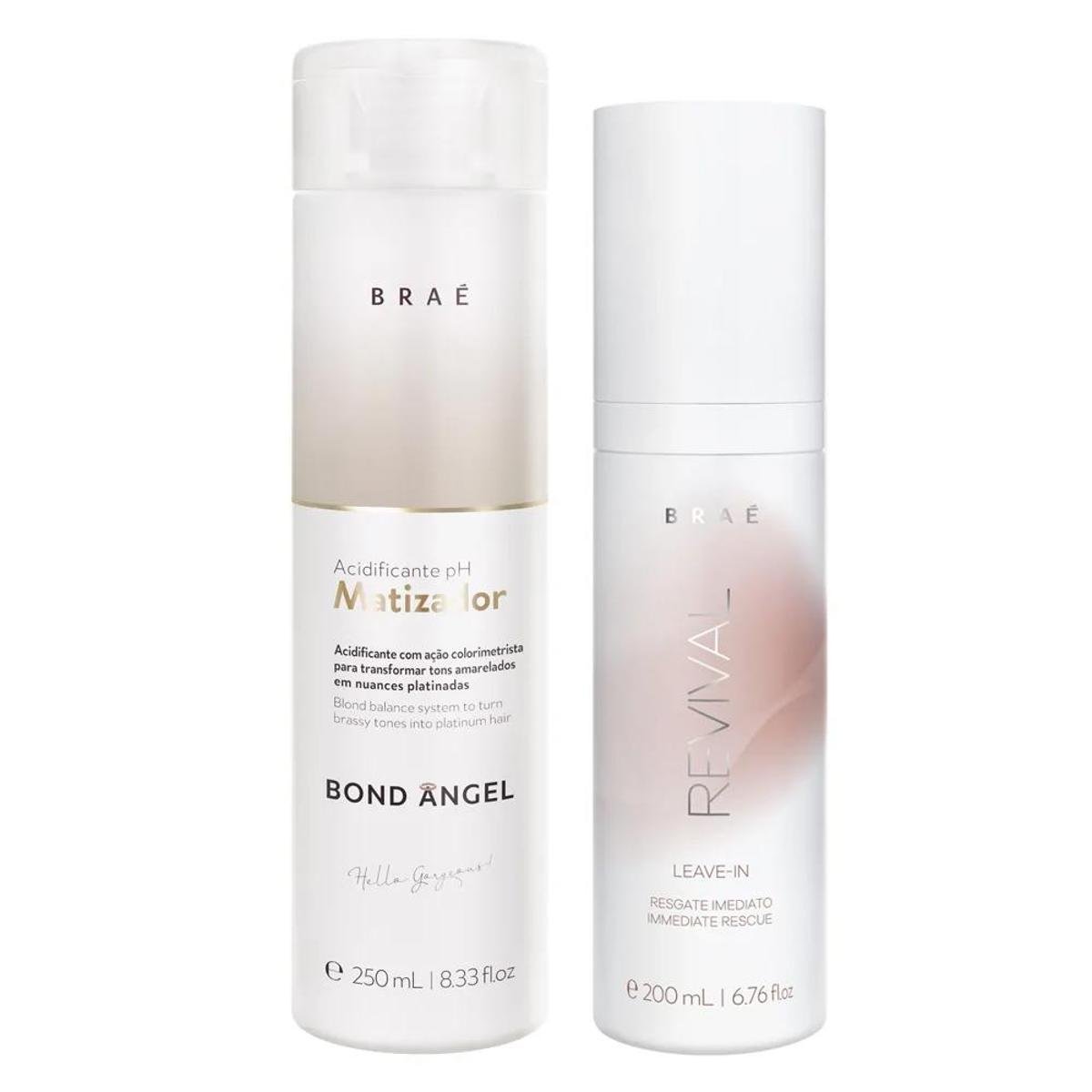 Kit Shampoo + Leave-In Braé Bond Angel - Incolor | Netshoes