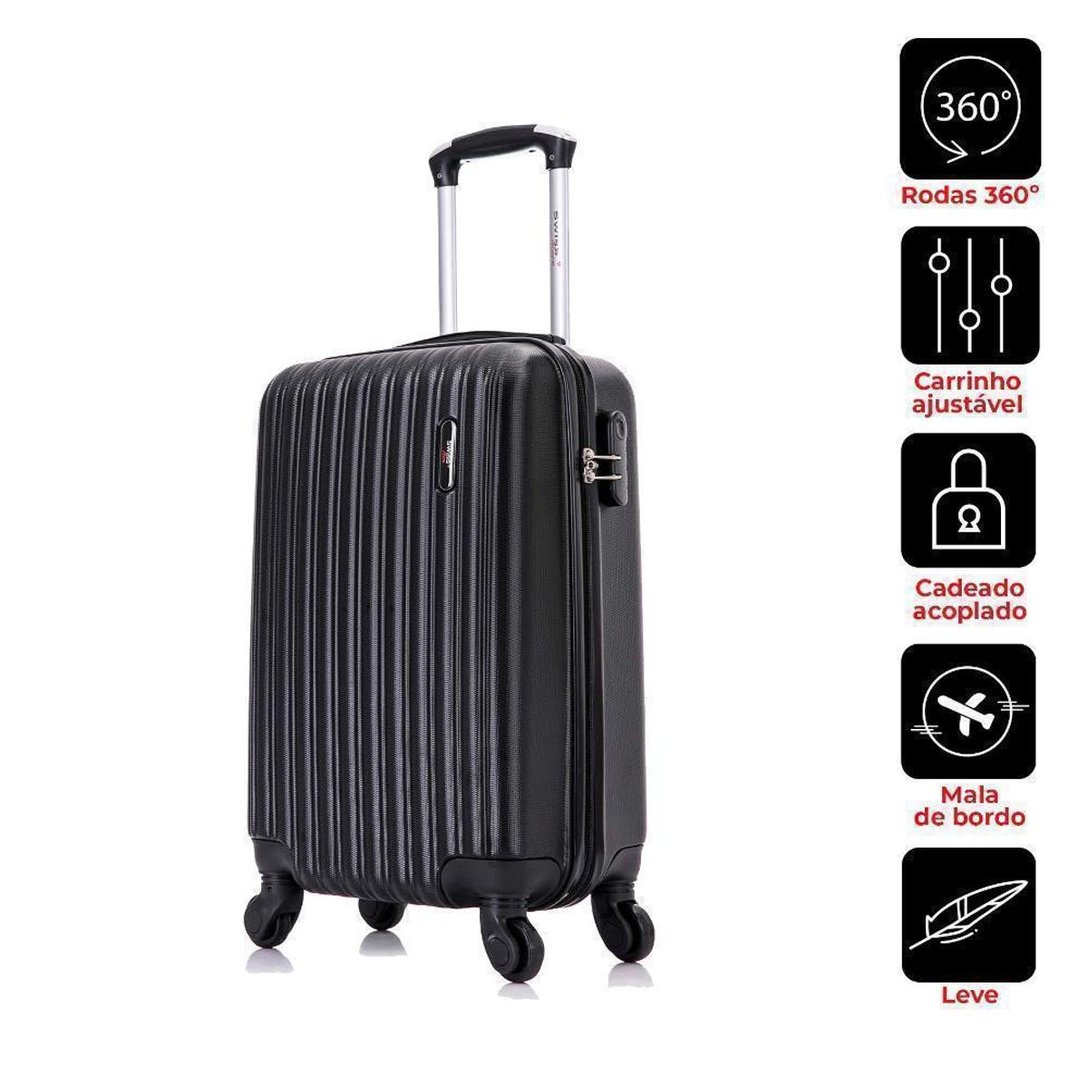 Kit Swiss Move 1 Mala de Viagem de Bordo P Londres + 1 Mochila ...