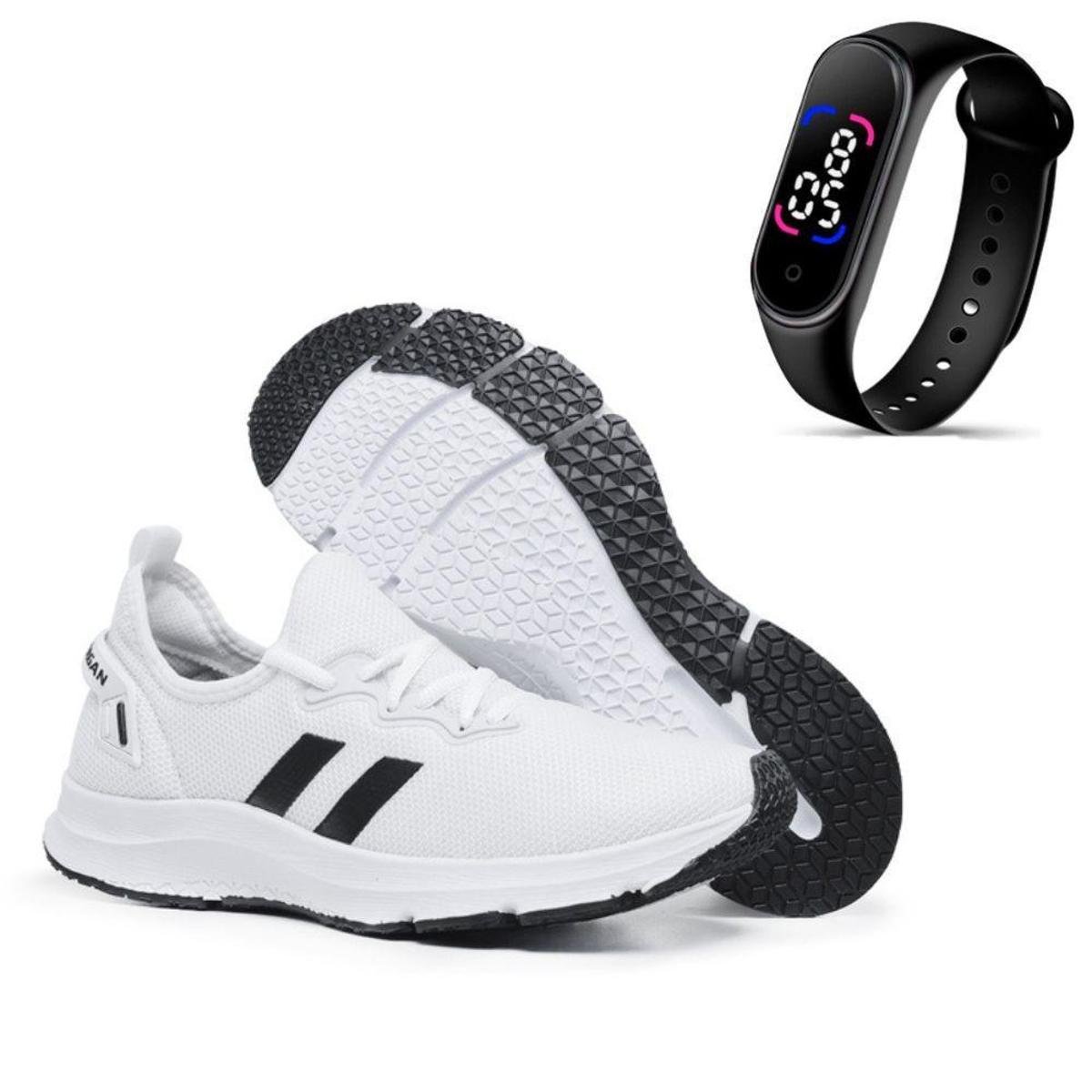 Kit Tênis Meia Unissex Calce Fácil Confortável Academia e Caminhada ...