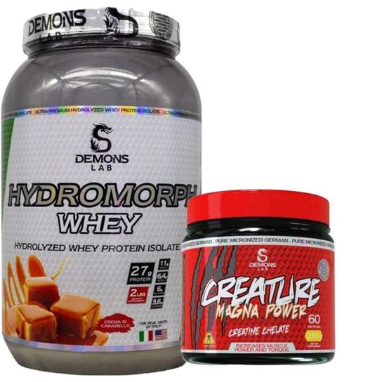 kit/combo hydromorph 900g + creature magna power 210g – demons lab - Natural | Netshoes
