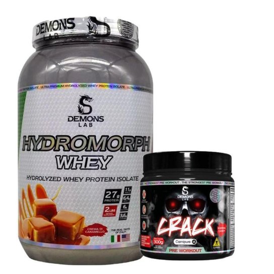 kit/combo hydromorph whey 900g (proteína isolada e hidrolisada) + pré ...