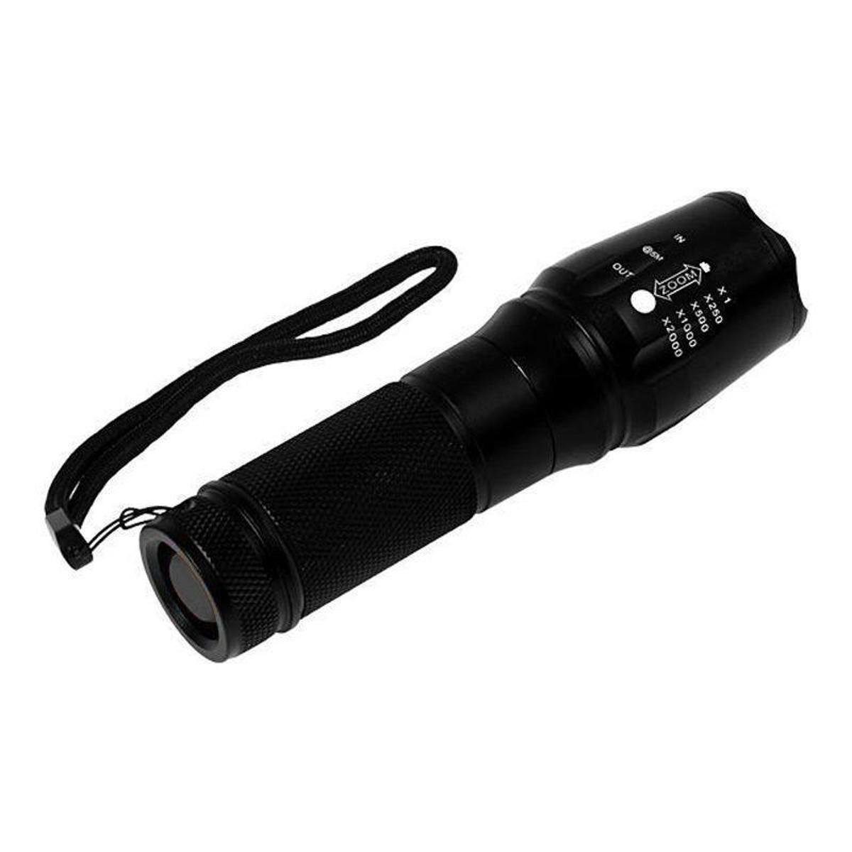 Lanterna X900 Shadowhank LED Zoom Strobo S.O.S Bateria Recarregável ...