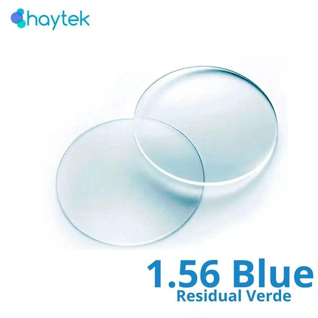 Lentes de Grau Visão Simples Antirreflexo Residual Haytek 1.56 - Verde ...