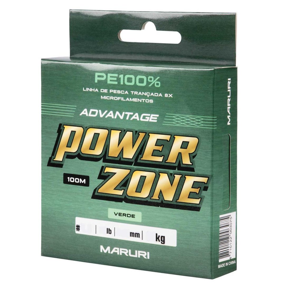 Linha Multifilamento Power Zone 8x Verde 0,30mm 100m - Maruri - Colorido | Netshoes