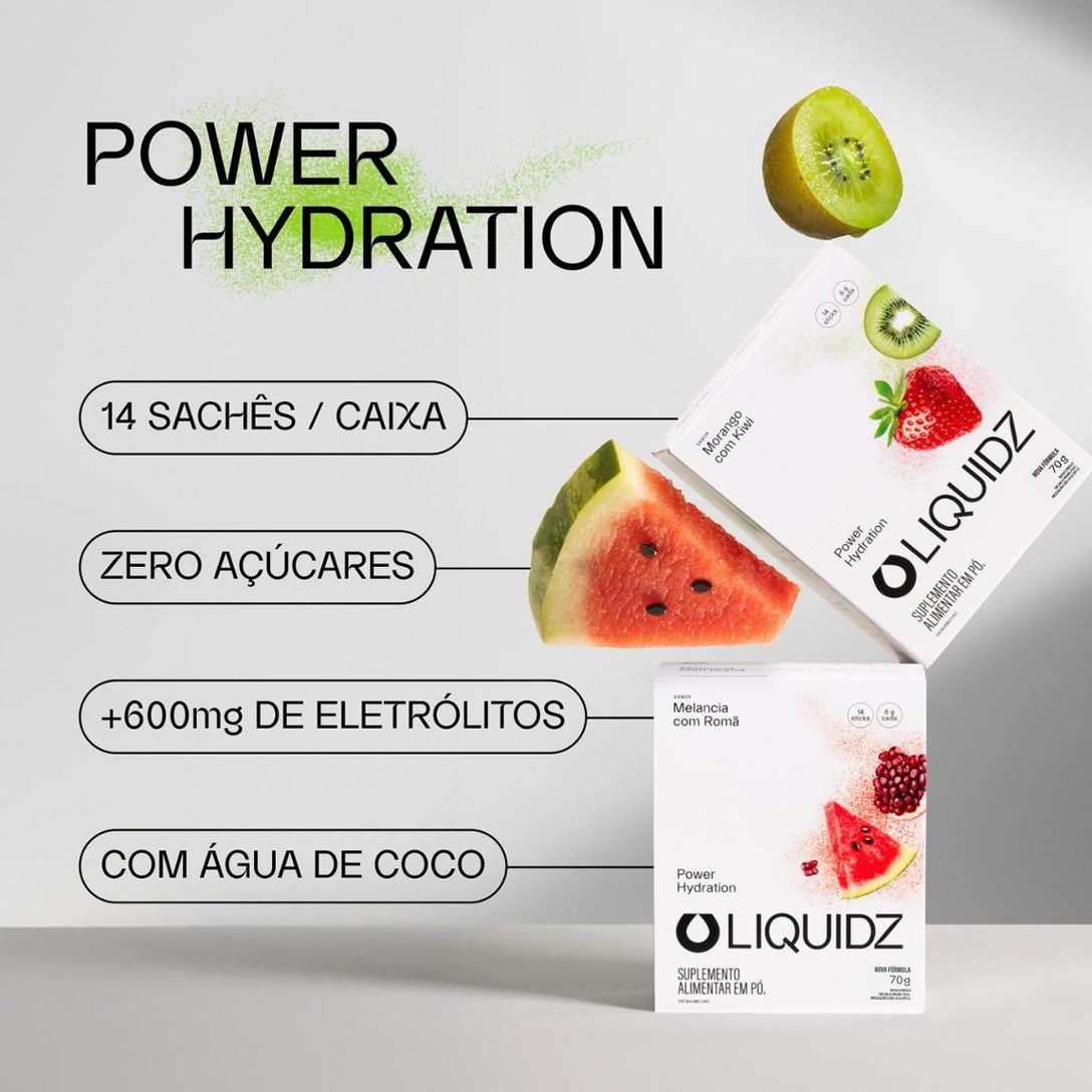 LIQUIDZ® - Eletrólitos Zero Açúcares - 3 Sabores - Kit 4 Caixas - 24 ...