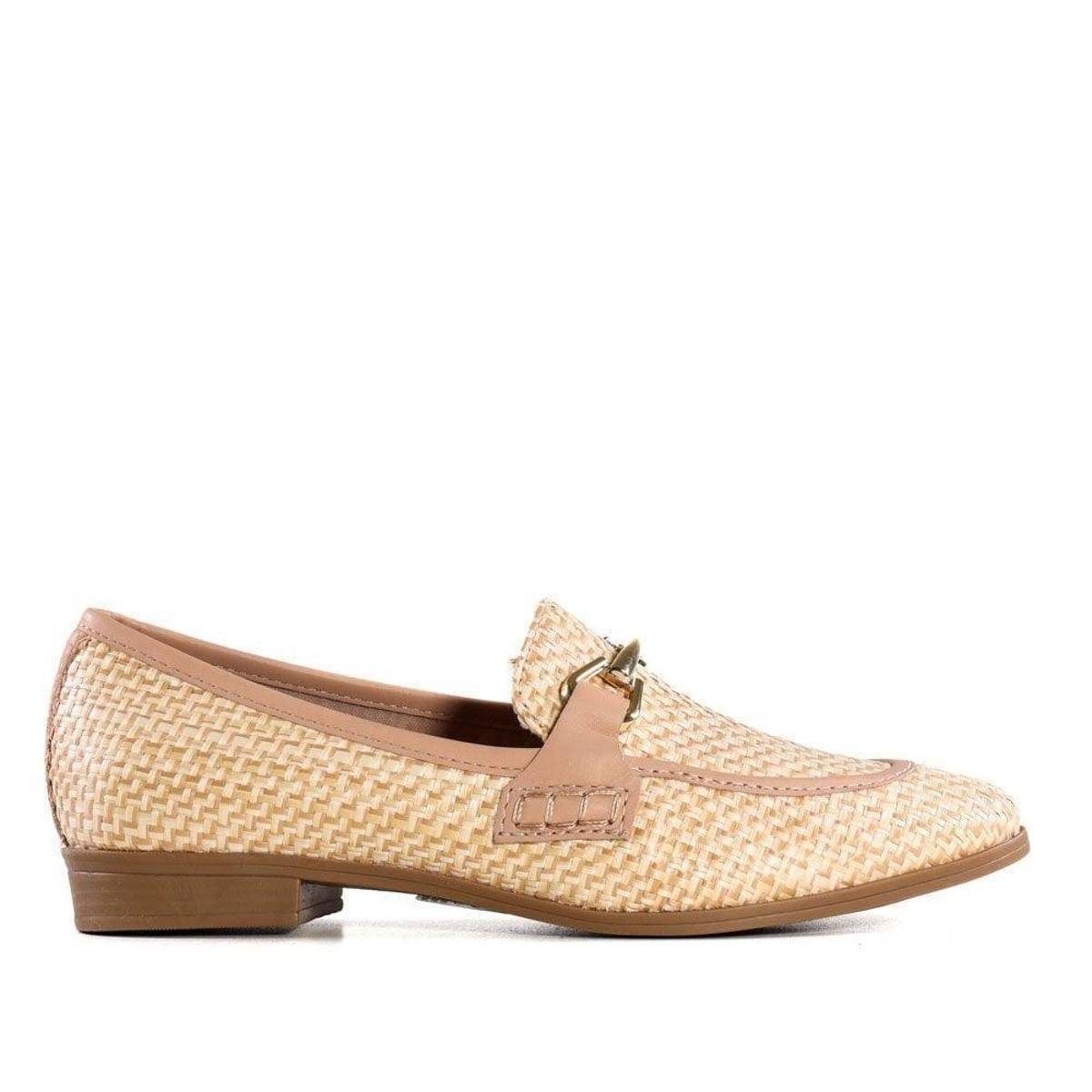 Loafer Feminino Bottero 353402 Palha - Nude | Netshoes