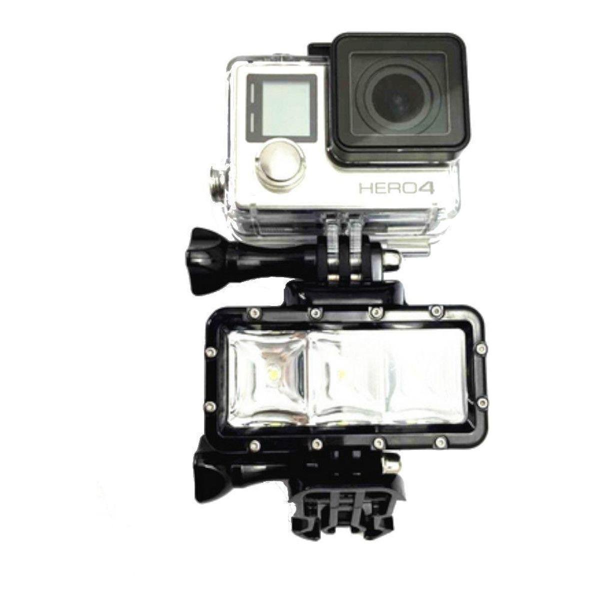 Luminária Pro Led Light Flash para GoPro Hero - Preto | Netshoes
