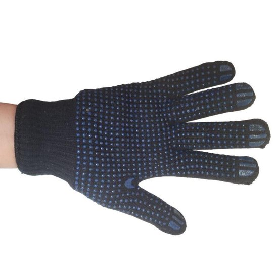 Luva De Frio Intenso Inverno Proteção para Mãos Tricotada - Preto ...