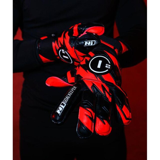 Luva de Goleiro Iniciante N1 Starter Infantil - Vermelho | Netshoes