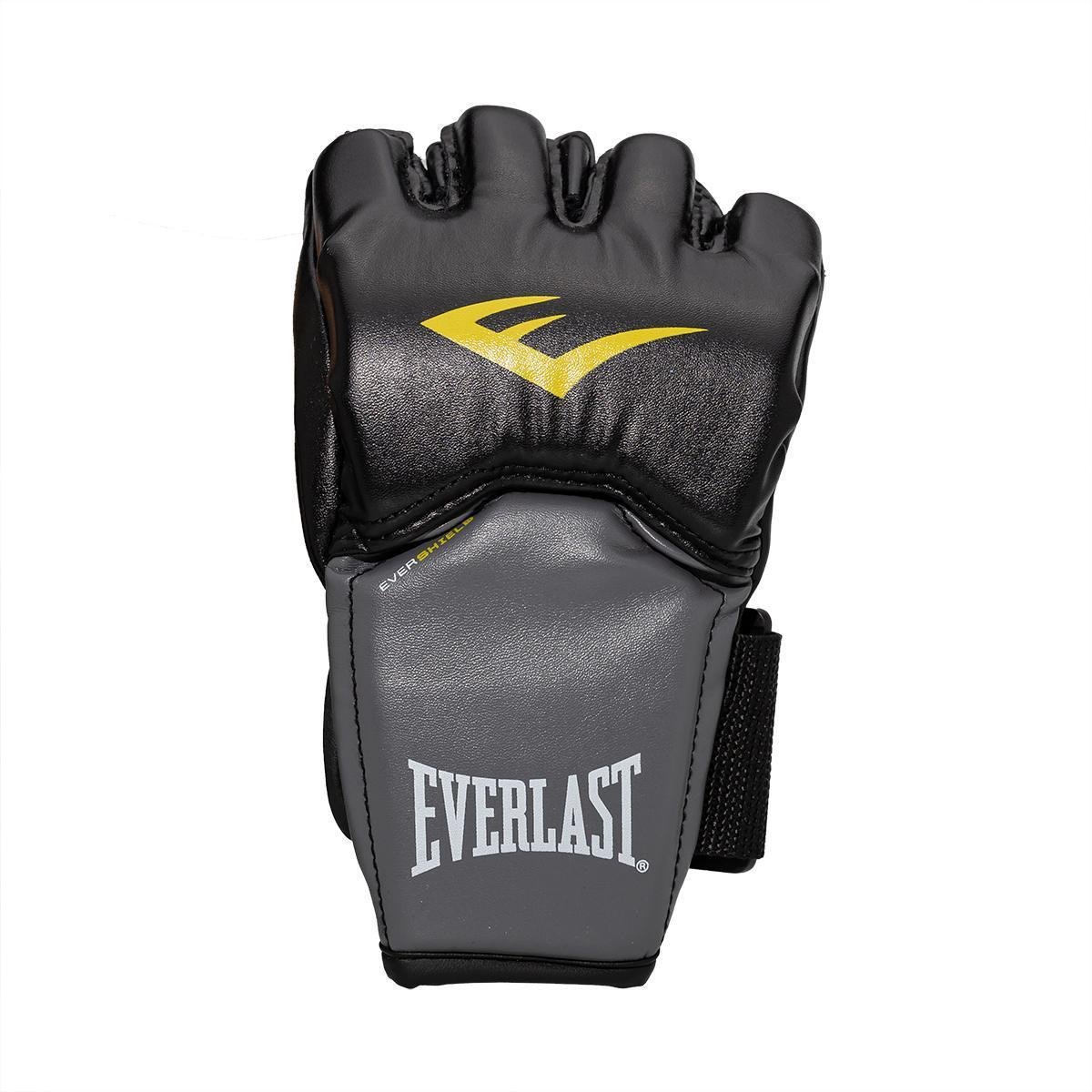 Luvas Everlast de Competição MMA P/M Unissex - Preto - Preto | Netshoes