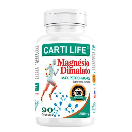 Magnésio Dimalato Cartilife 800mg 90 cápsulas - undefined | Netshoes