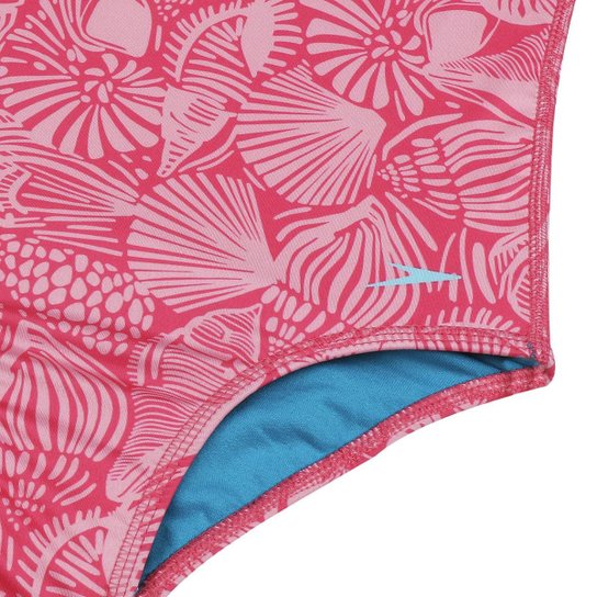 Maiô Infantil Manga Longa Tropical Sea - PINK - Pink | Netshoes