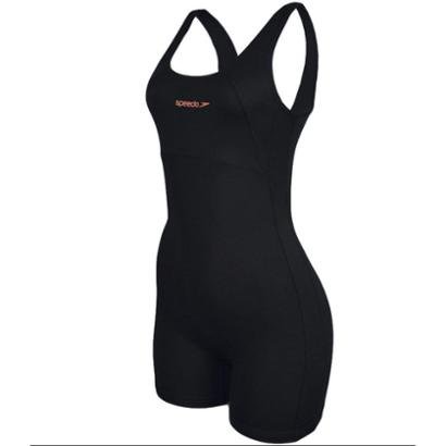 Maio Macaquinho Speedo Basic Feminino - Preto | Netshoes