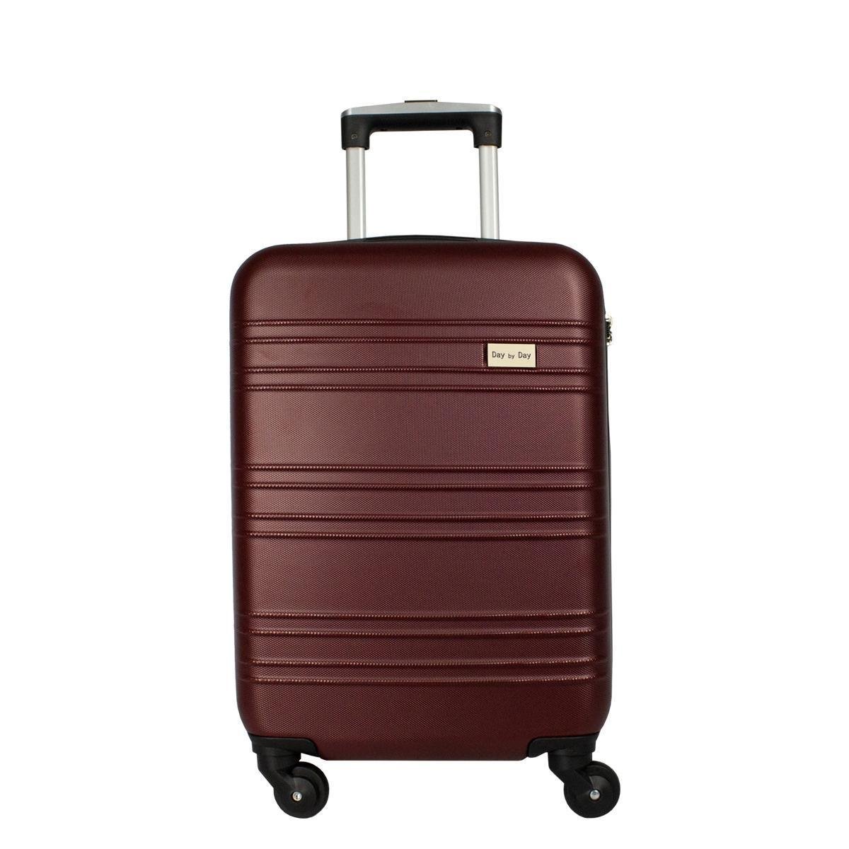 Mala Bordo 8kg Rígida Rodas Giro 360° Cannes Day By Day BEGE B - Vinho | Netshoes