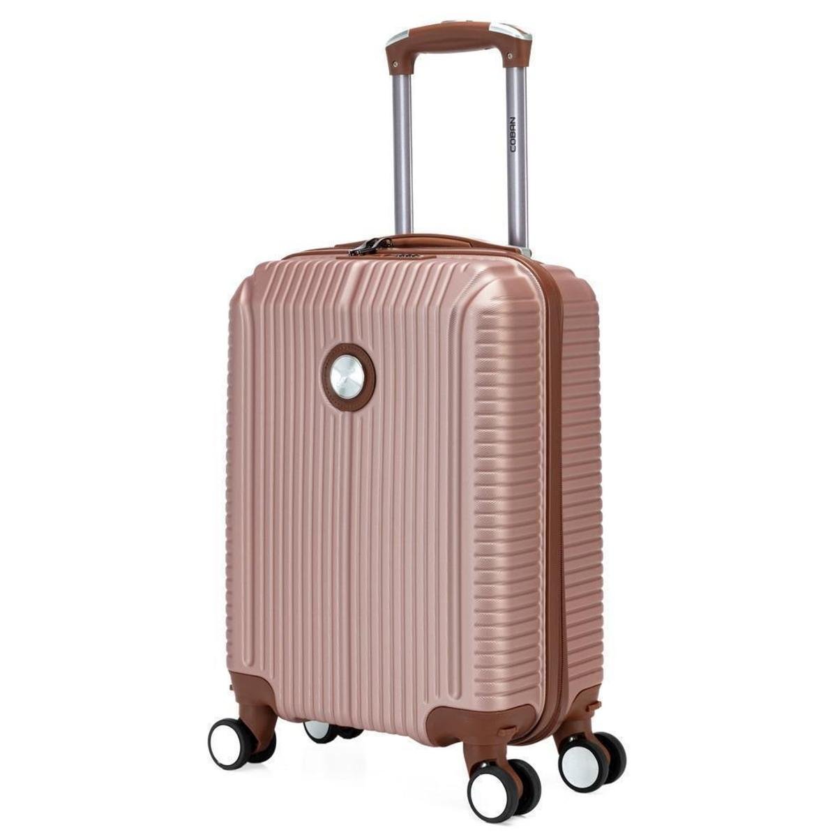 Mala de Bordo Viagem Reforçada Moderna Espaçosa - Rosa | Netshoes