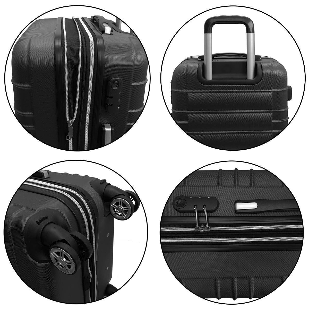 Mala de Viagem Expansiva Rodinha Dupla Rígida Avião Embarque Bagagem ...