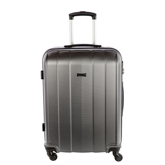 Mala de Viagem Média com Rodas 360° Monte Carlo - Grafite - Cinza ...