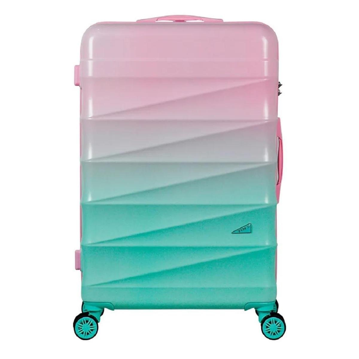 Mala De Viagem Rosa Yins Abs Policarbonato Tamanho G 28 - Ref YS21105 ...