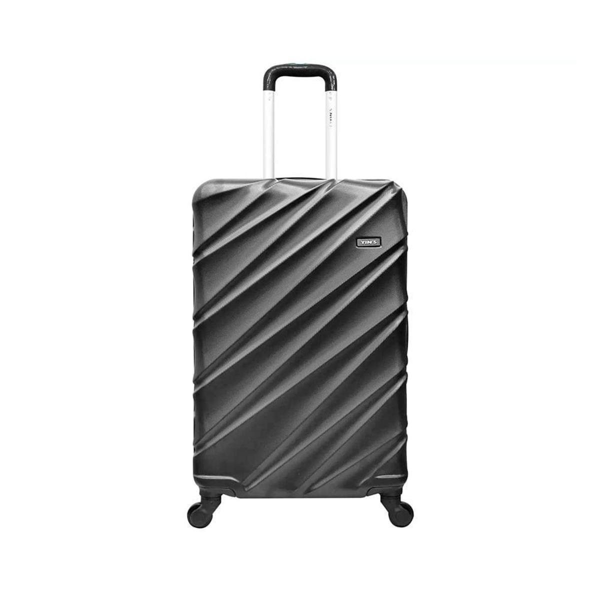 Mala de Viagem Yins em ABS PP Cinza Escuro - Cinza | Netshoes