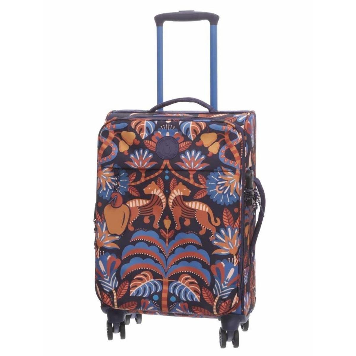 Mala Farm Me Leva Estampada Selva Gráfica G - Preto | Netshoes