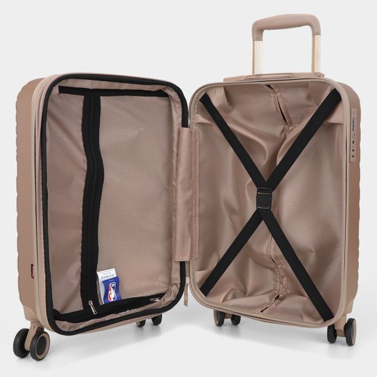 Mala NBA Sestini Bordo 360 Space Logo 42L - Dourado | Netshoes