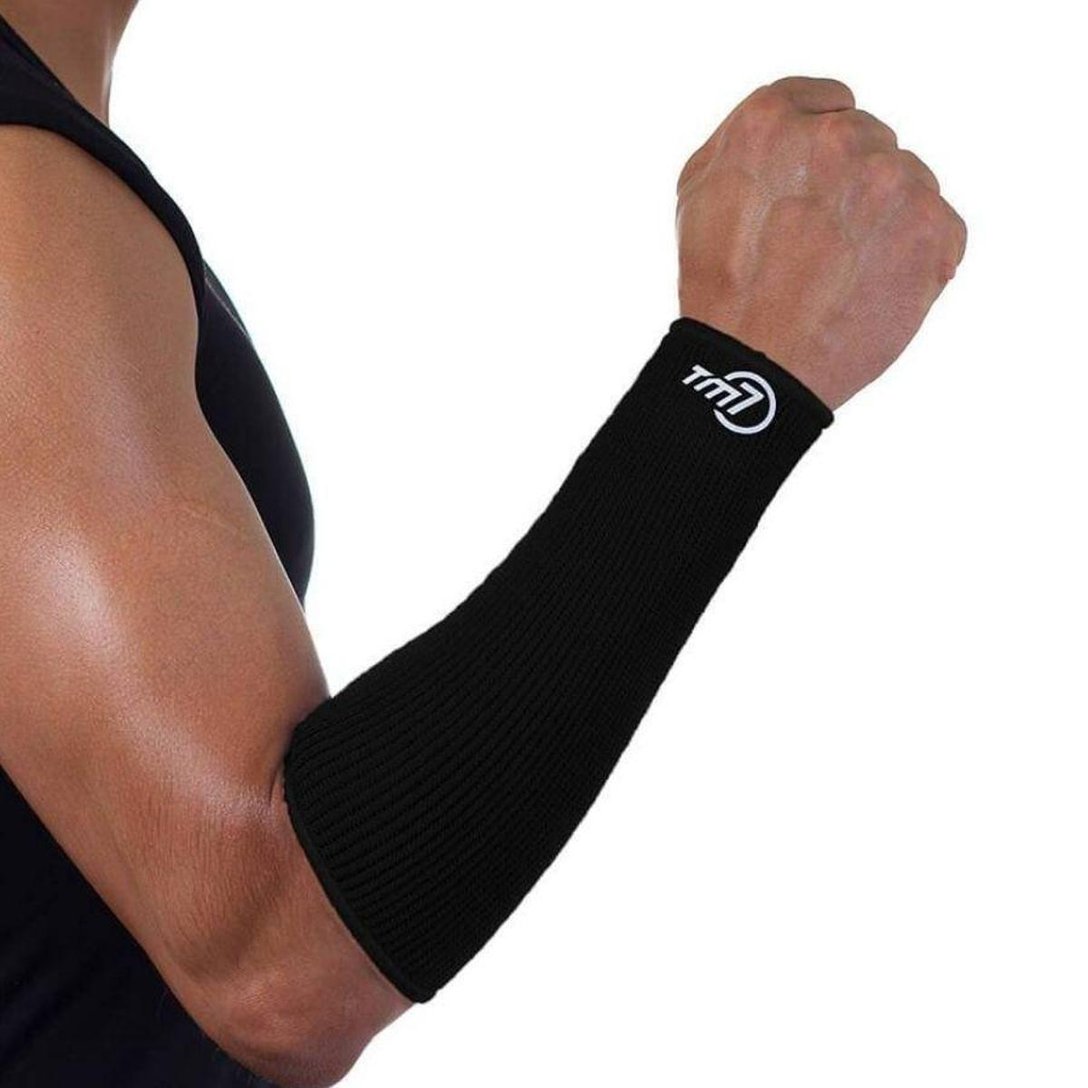 Manguito Para Vôlei Brac7 Curto Tm7 Sports Preto - Preto | Netshoes