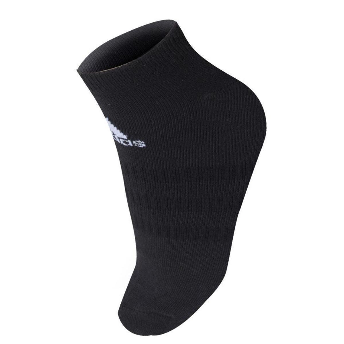 Meia Adidas Cano Baixo DZ9402 Preta - Pack com 03 Unidades - 35 ao 37 ...